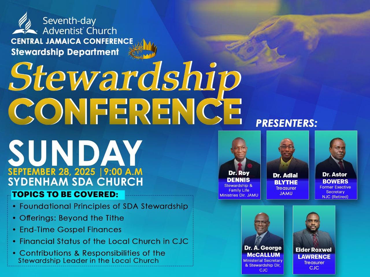 Central Jamaica Conference of Seventh-day Adventists :: Stewardship ...